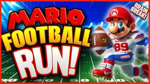 Matthew Wood (PE & Brain Breaks): Mario Football Run! Football Brain ...