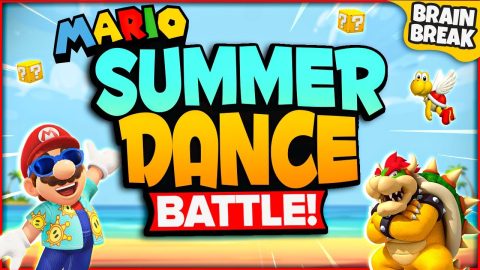 P.E. with Mr. G: Mario Summer Dance Battle | Summer Games For Kids ...