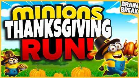 P.E. with Mr. G: Minions Thanksgiving Run | Fall Brain Breaks For Kids ...