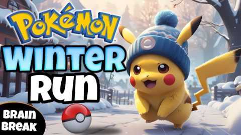 Brain Break Land: Pokemon Winter Run | Brain Break | Fitness | Exercise ...
