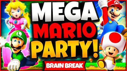 Coach Corey Martin: Mario Brain Break Party Freeze Dance Just Dance ...