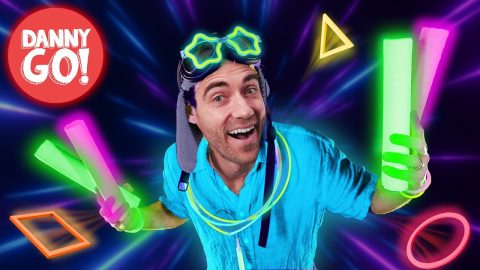 Danny Go!: "Glow in the Dark Shapes Dance!" Glow Sticks Brain Break ...