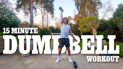 The Body Coach TV by Joe Wicks: 15 Minute Dumbbell HIIT Workout | Joe ...
