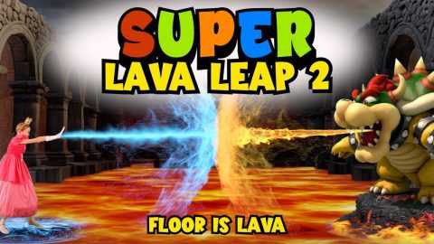 PE Bowman: Floor Is Lava | Lava Leap 2 | Super Mario | Exercises For ...