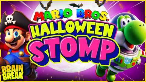 Be Well Played - Videos for Active Kids: Mario Halloween Stomp ...
