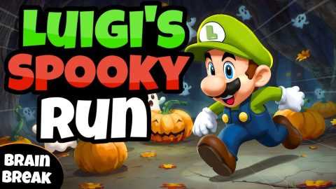 Brain Break Land: Luigi's Spooky Run | Brain Break | GoNoodle Inspired ...