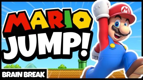 Coach Corey Martin: Mario Jump Battle Brain Break Freeze Dance Jump ...