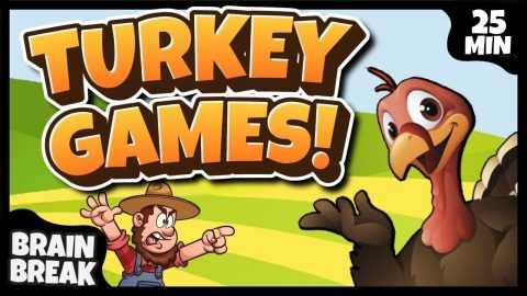 Coach Corey Martin: Turkey Games! Brain Break Freeze Dance Thanksgiving ...
