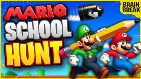 Matthew Wood (PE & Brain Breaks): Mario School Hunt! | Back To School ...