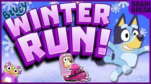 Matthew Wood: Bluey Winter Run! | Bluey Brain Break | Just Dance ...