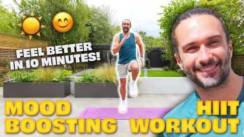 The Body Coach TV by Joe Wicks: 10 Minute MOOD BOOSTING Workout | Joe ...