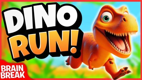 Coach Corey Martin: The Dino Run! Brain Break | Freeze Dance | Brain ...
