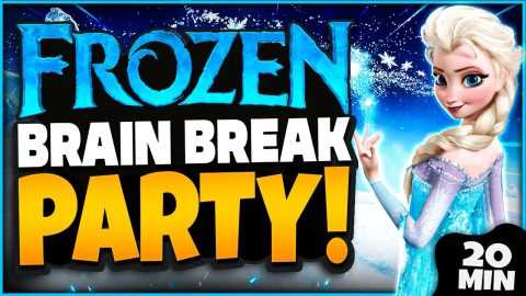 P.E. with Mr. G: Frozen Brain Break Party | Winter Brain Break | Winter ...