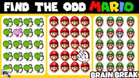 Fitness Hustle TV: Can YOU Find the Odd One Out? Super Mario Edition ...