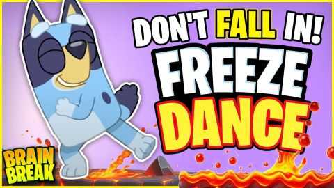 Be Well Played - Videos for Active Kids: Bluey Freeze Dance Brain Break ...