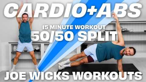 The Body Coach TV by Joe Wicks: 15 MINUTE CARDIO & ABS WORKOUT | Joe ...