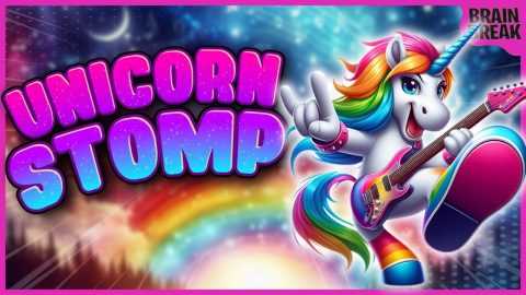 Matthew Wood: Unicorn Stomp! Unicorn Brain Break Freeze Dance Just ...