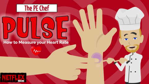 PE Chef: Pulse- How to Measure your Heart Rate - NETFLEX Kids