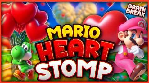 Matthew Wood (PE & Brain Breaks): Mario Heart Stomp! Valentines Day ...
