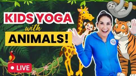 Cosmic Kids Yoga: Kids Yoga with Animals & More! - LIVE! - NETFLEX Kids