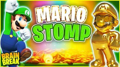 Be Well Played - Videos for Active Kids: Mario Stomp Green vs Gold ...