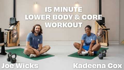 The Body Coach TV by Joe Wicks: 15 Minute Strength Workout with Kadeena ...